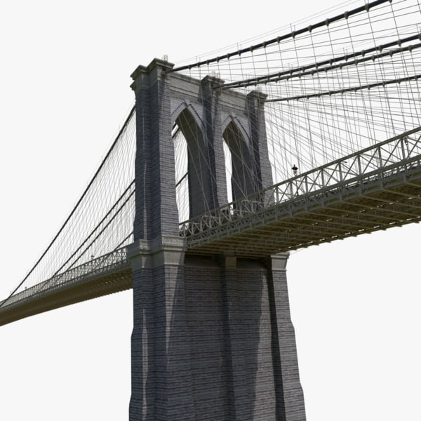 verrazano narrows bridge 3d model