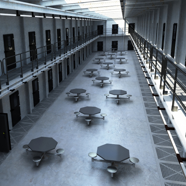 interior jail 3d model