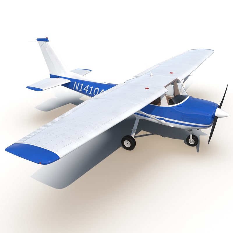 cessna 150 3d model
