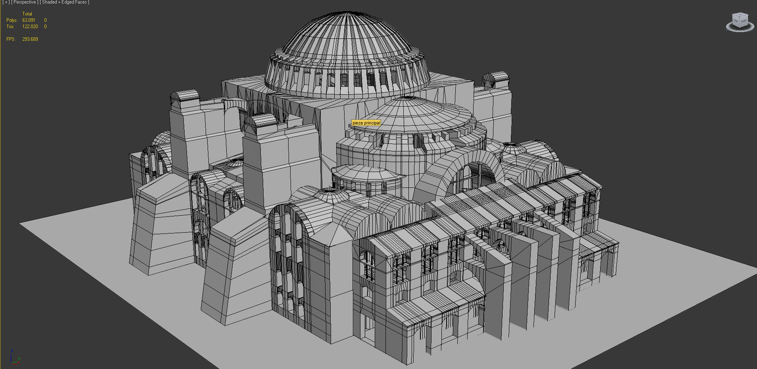 hagia sophia 3d model