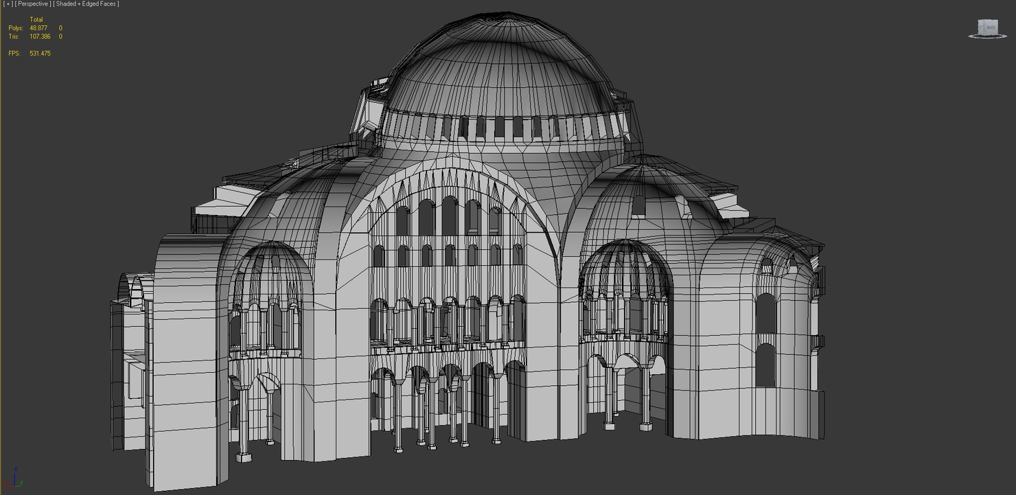 hagia sophia 3d model