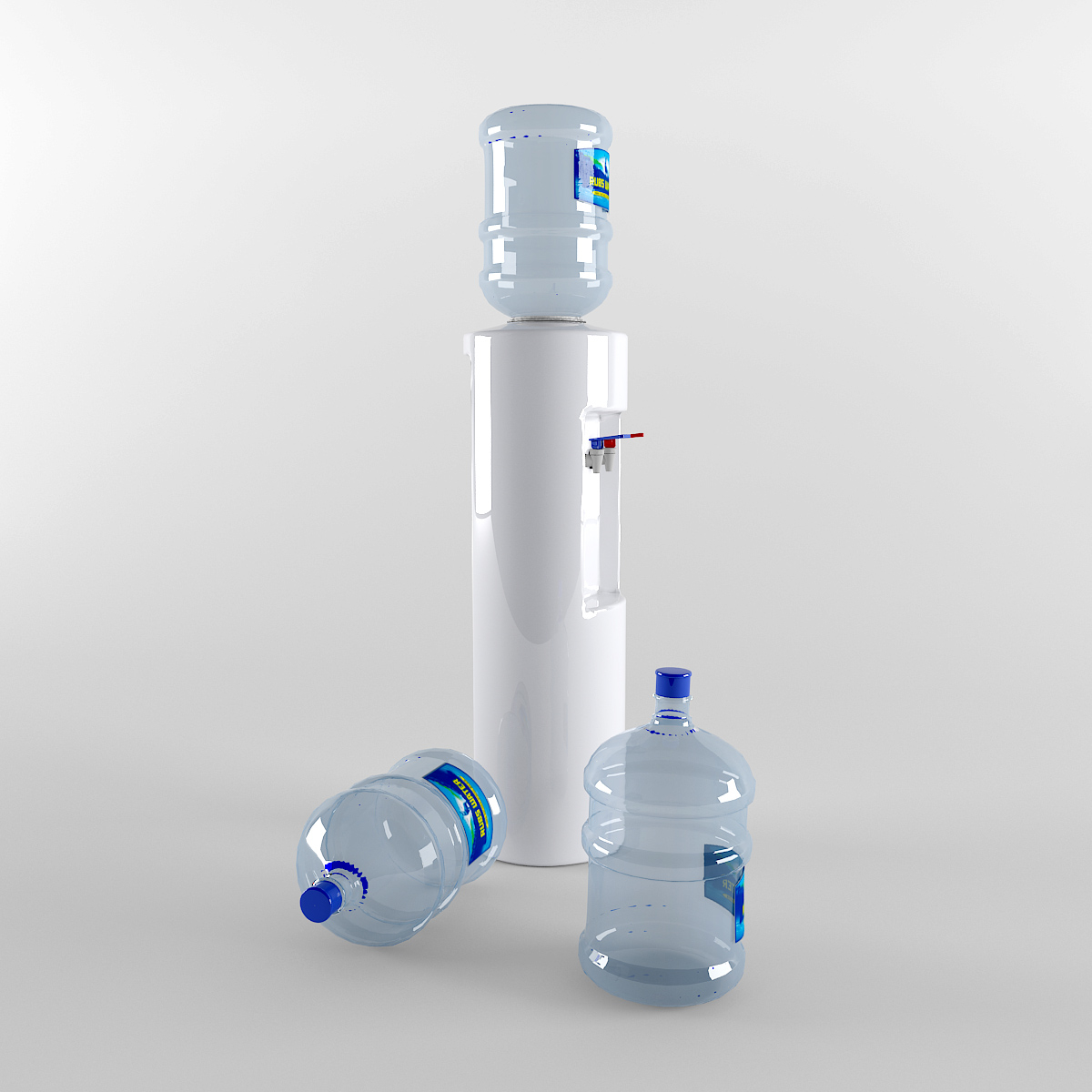 water cooler 3d model