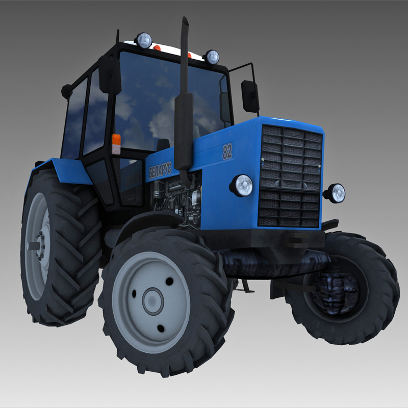 3d tractor mtz 82