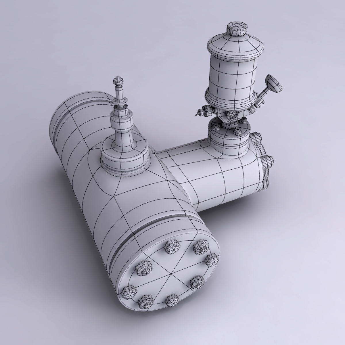 3d model industrial device