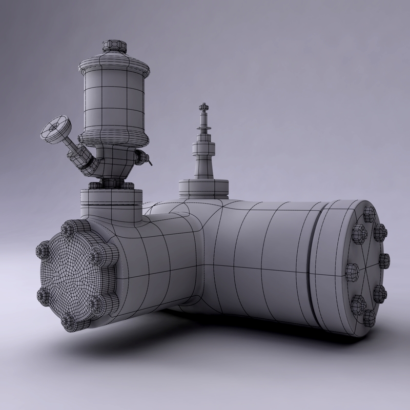 3d model industrial device
