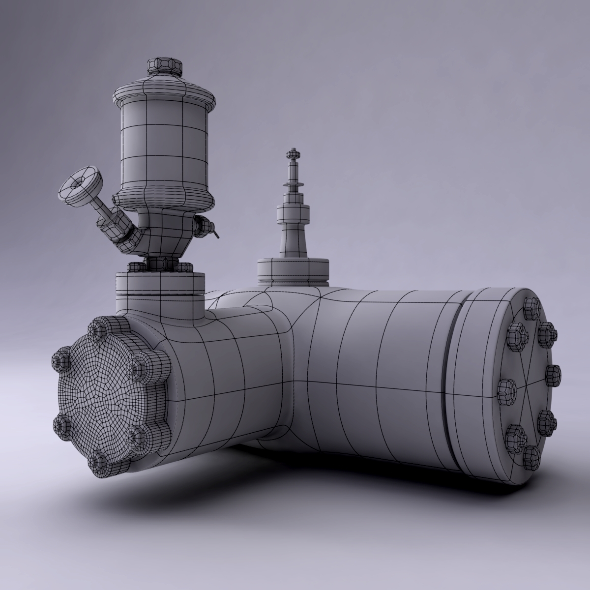 3d model industrial device