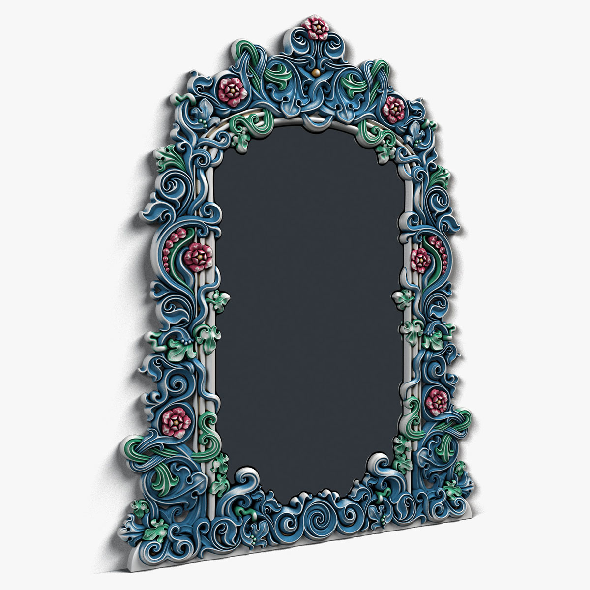 art 2 mirror frame 3d max