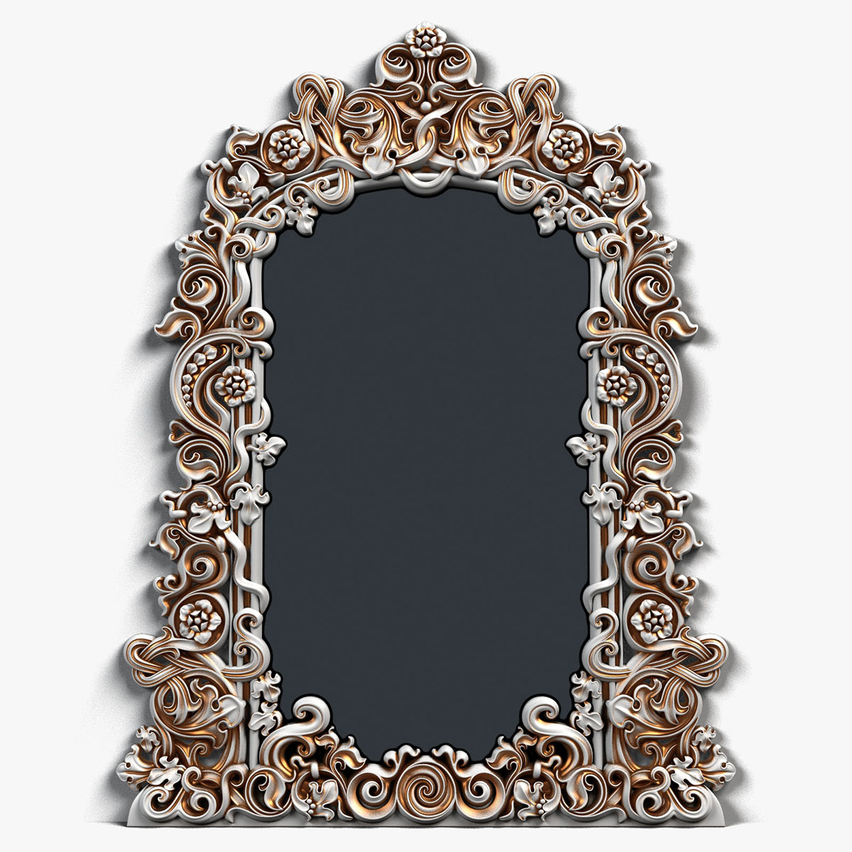 art 2 mirror frame 3d max