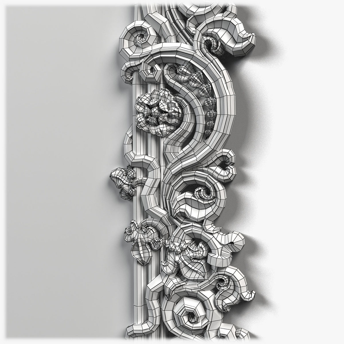 art 2 mirror frame 3d max