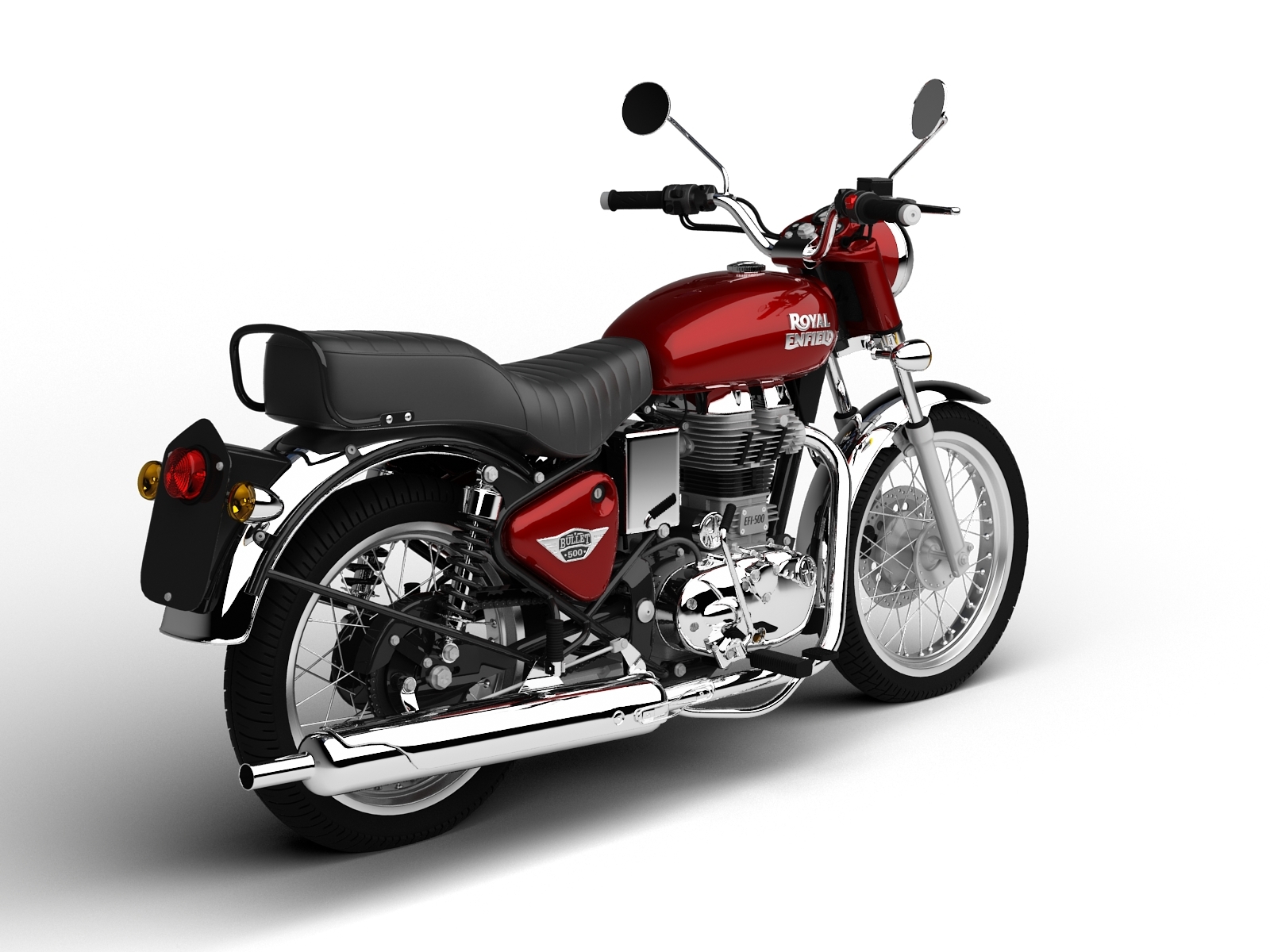 3d royal enfield bullet electra model