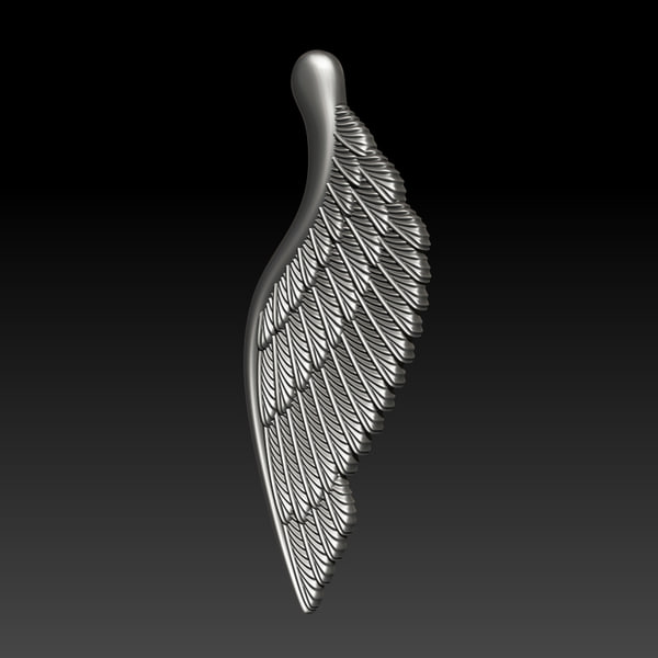 obj wings pendant jewelry