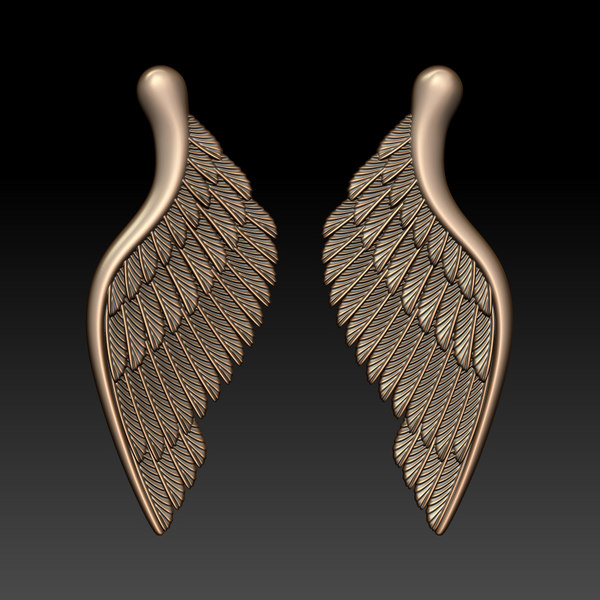 obj wings pendant jewelry