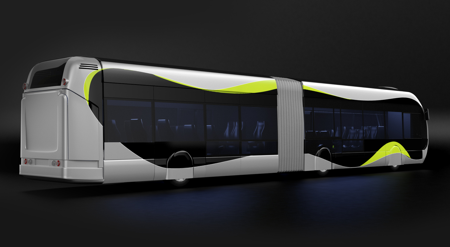 3d obj bus irisbus crealis