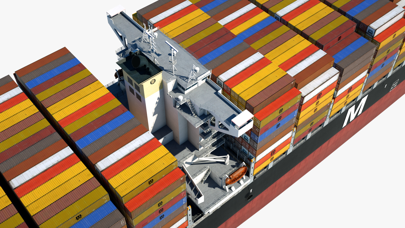 container ships vessels 3d 3ds
