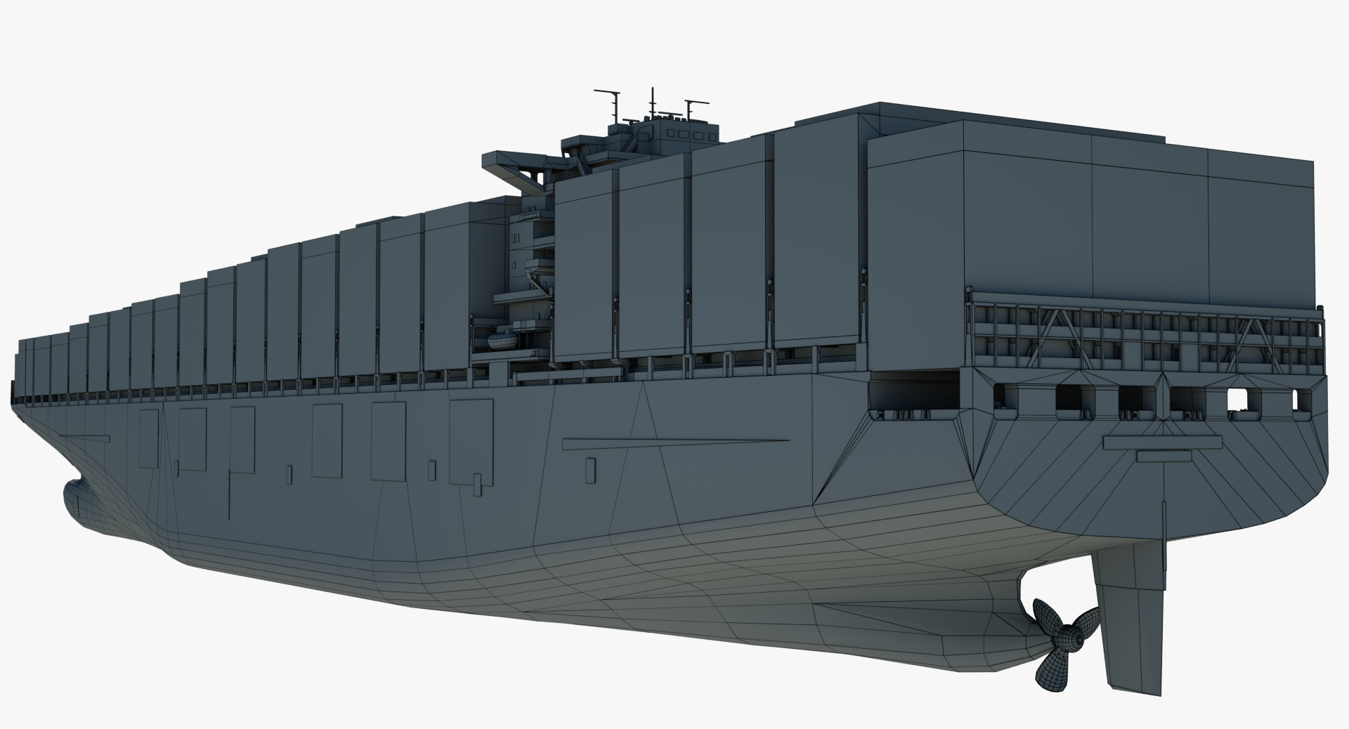 container ships vessels 3d 3ds