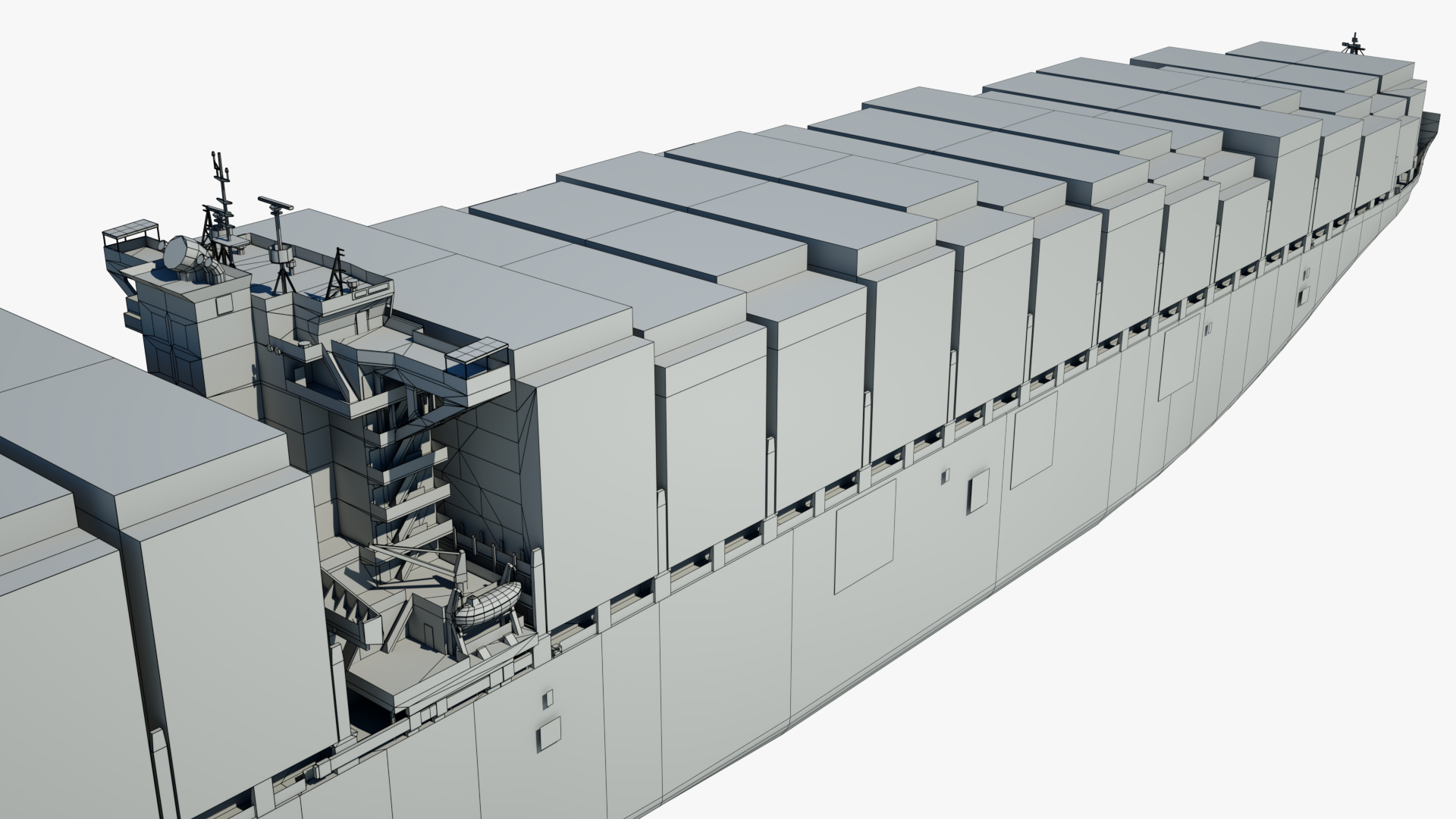 container ships vessels 3d 3ds