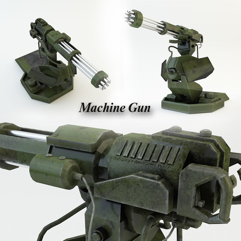3d machine gun