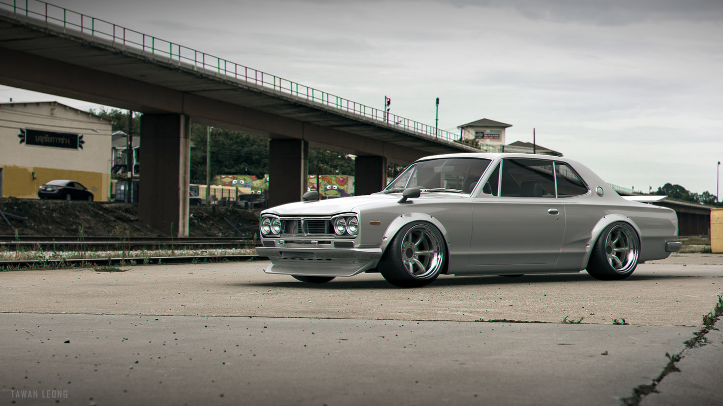 gt-r2000 hakosuka 3d obj
