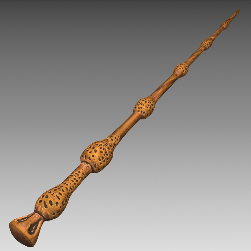 3d magic wand model