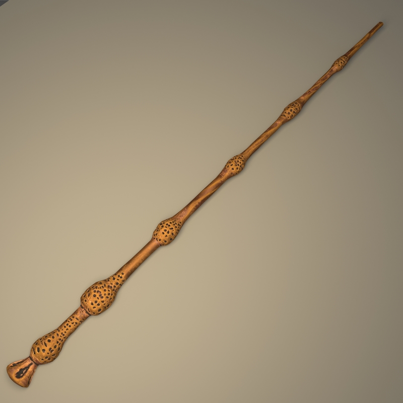 3d magic wand model