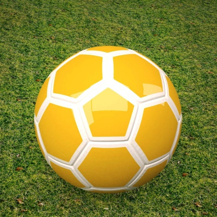 3d model soccer ball