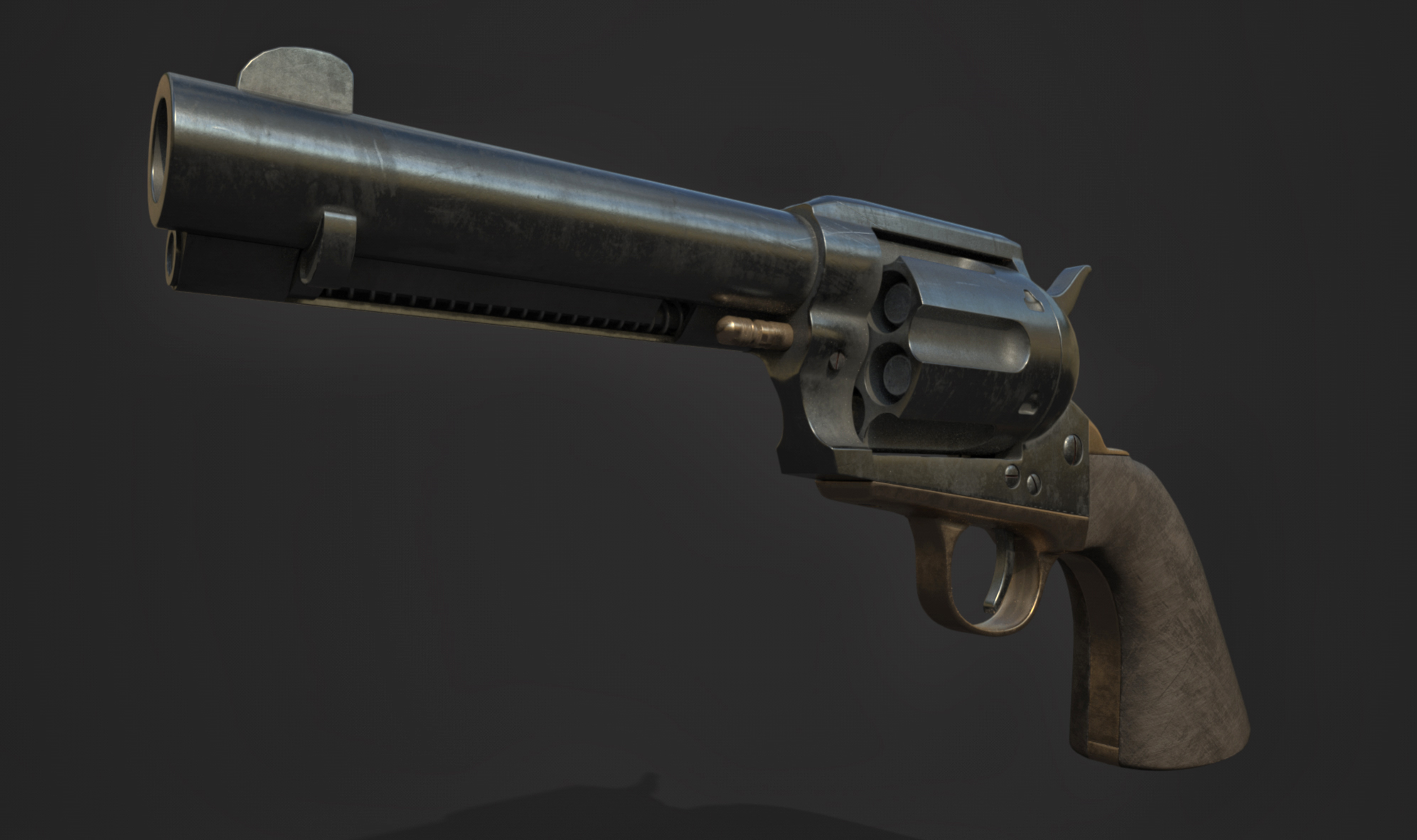 colt peacemaker 3d model