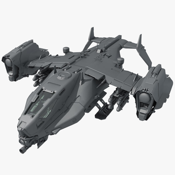 3D sf lander ship - TurboSquid 1378131
