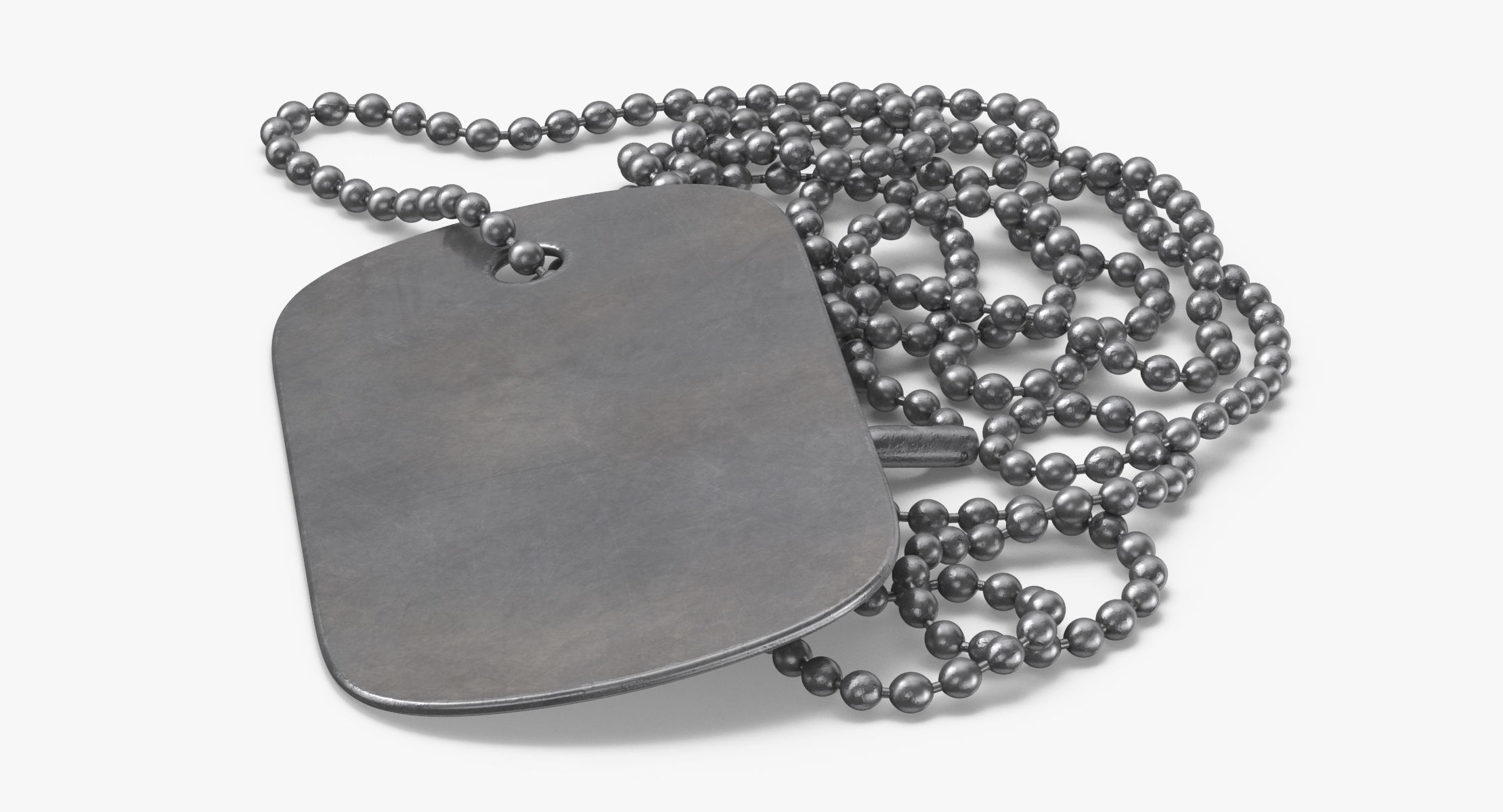 Dog tag blank chain 3D model | 1142253 | TurboSquid