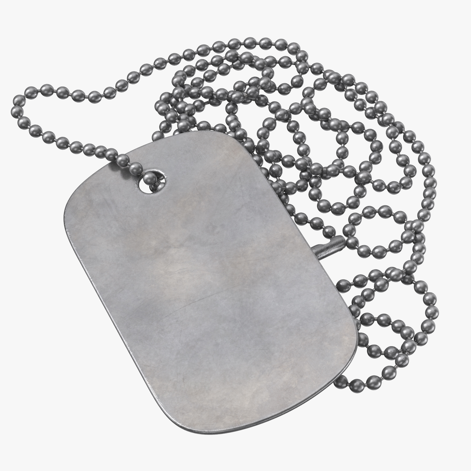 Dog tag blank chain 3D model | 1142253 | TurboSquid