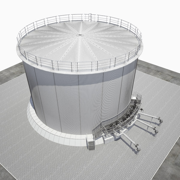 Oil reservoir 3000 3D model | 1142354 | TurboSquid