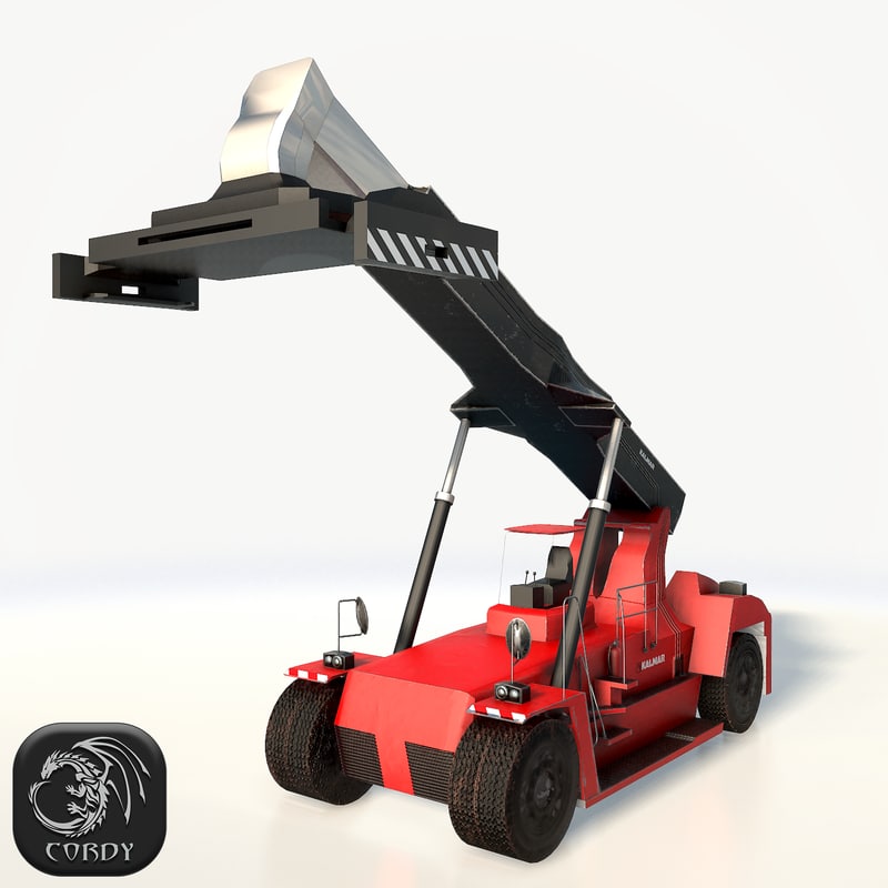 3D reach stacker model | 1142401 | TurboSquid