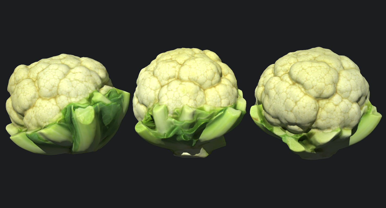 Cauliflower scan 3D model | 1142474 | TurboSquid