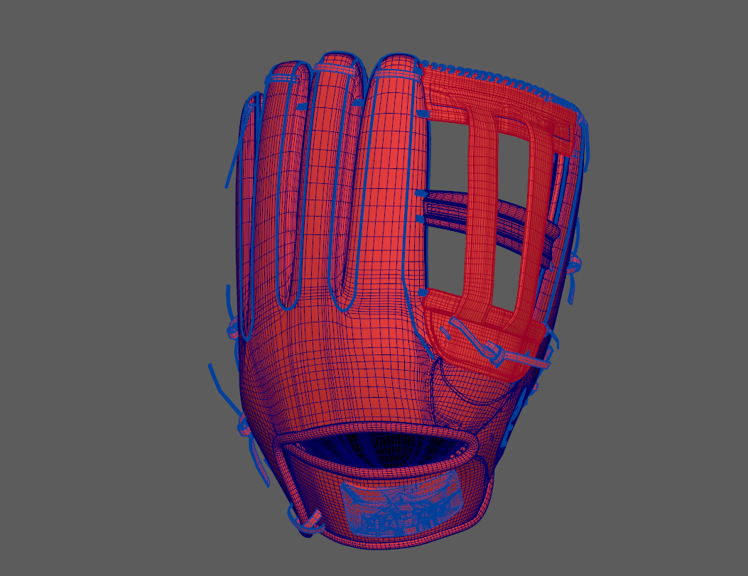Customizable baseball glove 3D model | 1142513 | TurboSquid