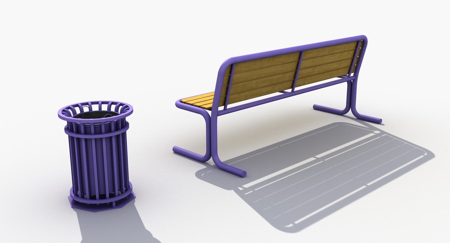 公園のベンチ3dモデル Turbosquid 1142663