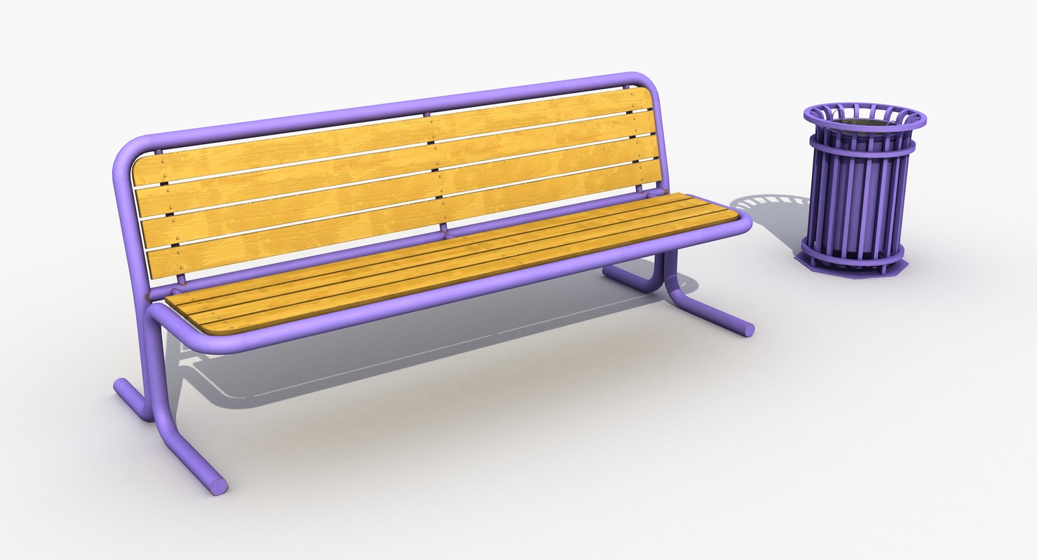 公園のベンチ3dモデル Turbosquid 1142663