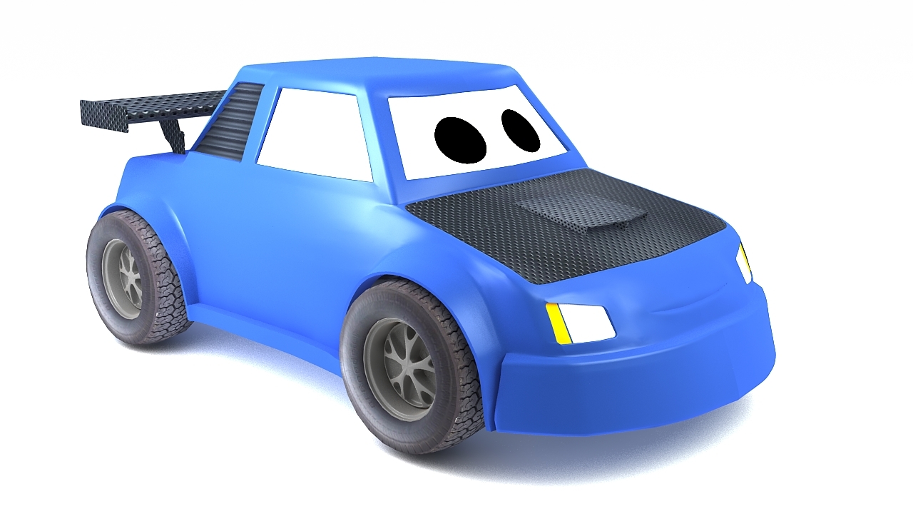 3D cartoon toon car model | 1142706 | TurboSquid