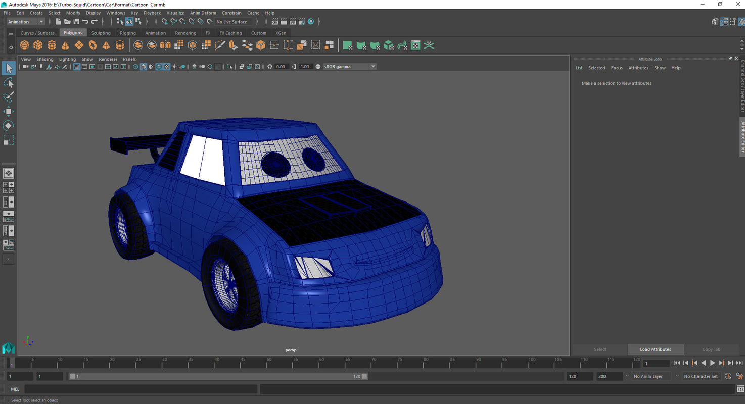 3D cartoon toon car model | 1142706 | TurboSquid