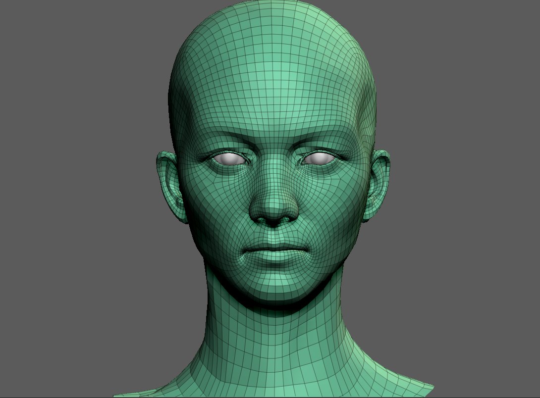 3D face uv model | 1142832 | TurboSquid