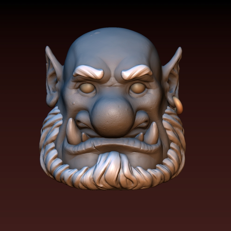 Ogre head 3D model | 1142936 | TurboSquid