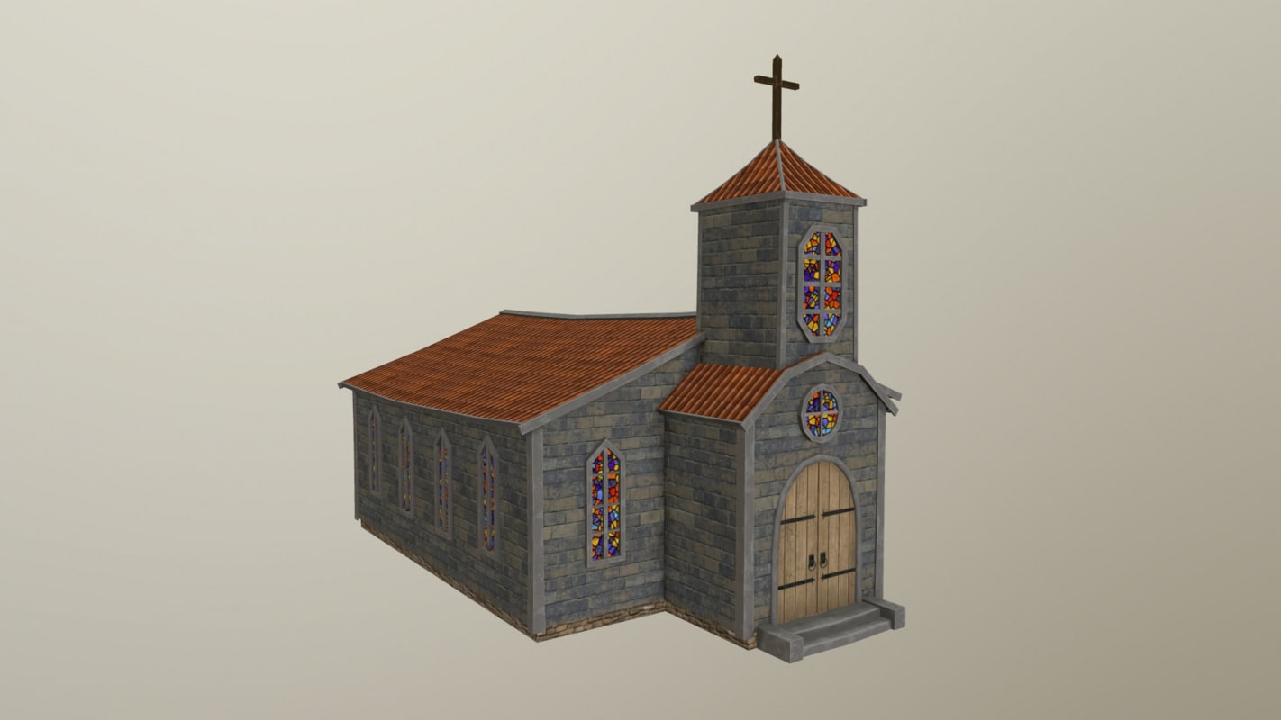 3D model old church | 1142958 | TurboSquid