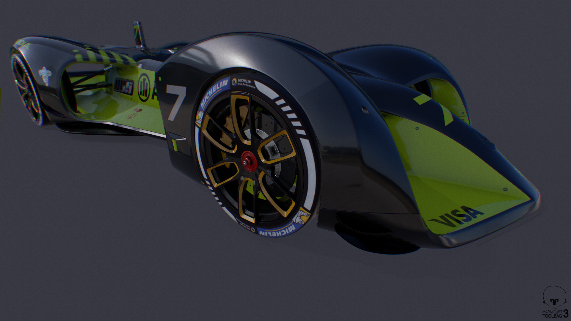 Autonomous racing car roborace 3D model | 1143039 | TurboSquid