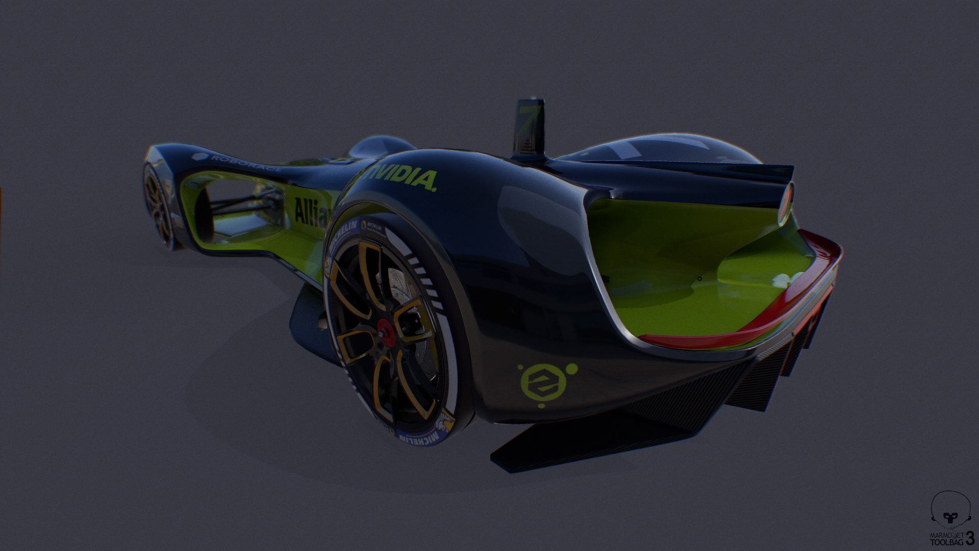 Autonomous racing car roborace 3D model | 1143039 | TurboSquid