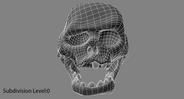 3D cartoon skull | 1143323 | TurboSquid