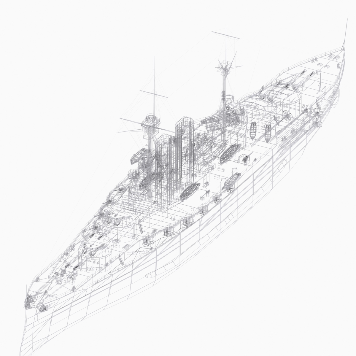 Battleship queen elizabeth class 3D | 1143370 | TurboSquid
