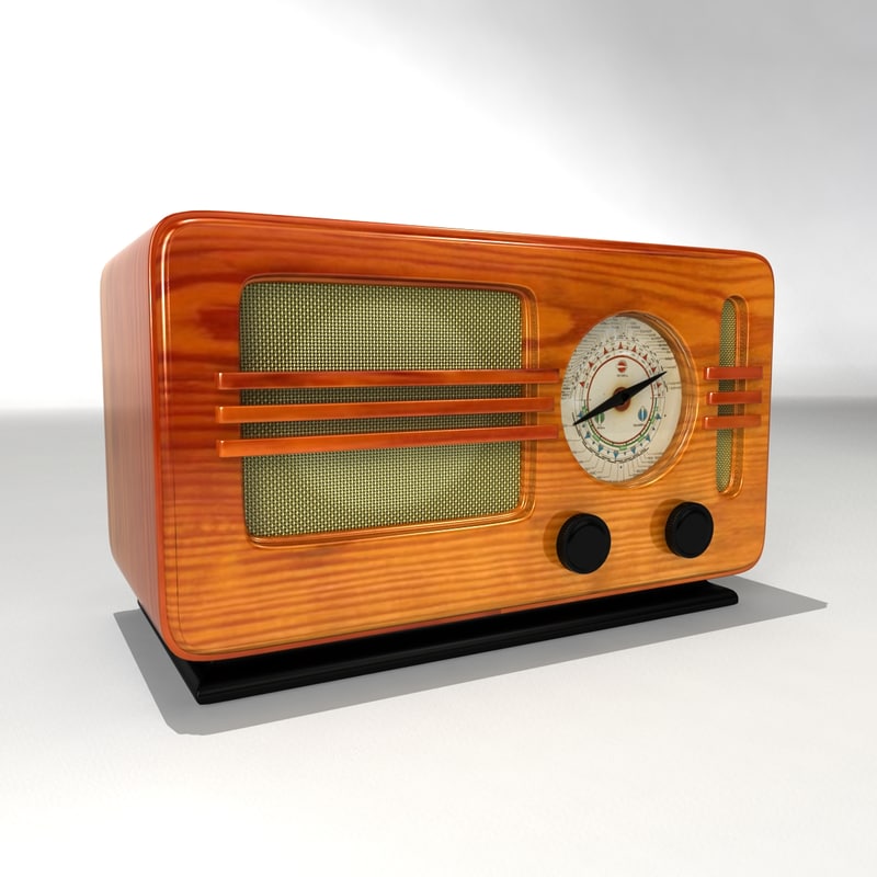 Vintage radio 3D model | 1143371 | TurboSquid