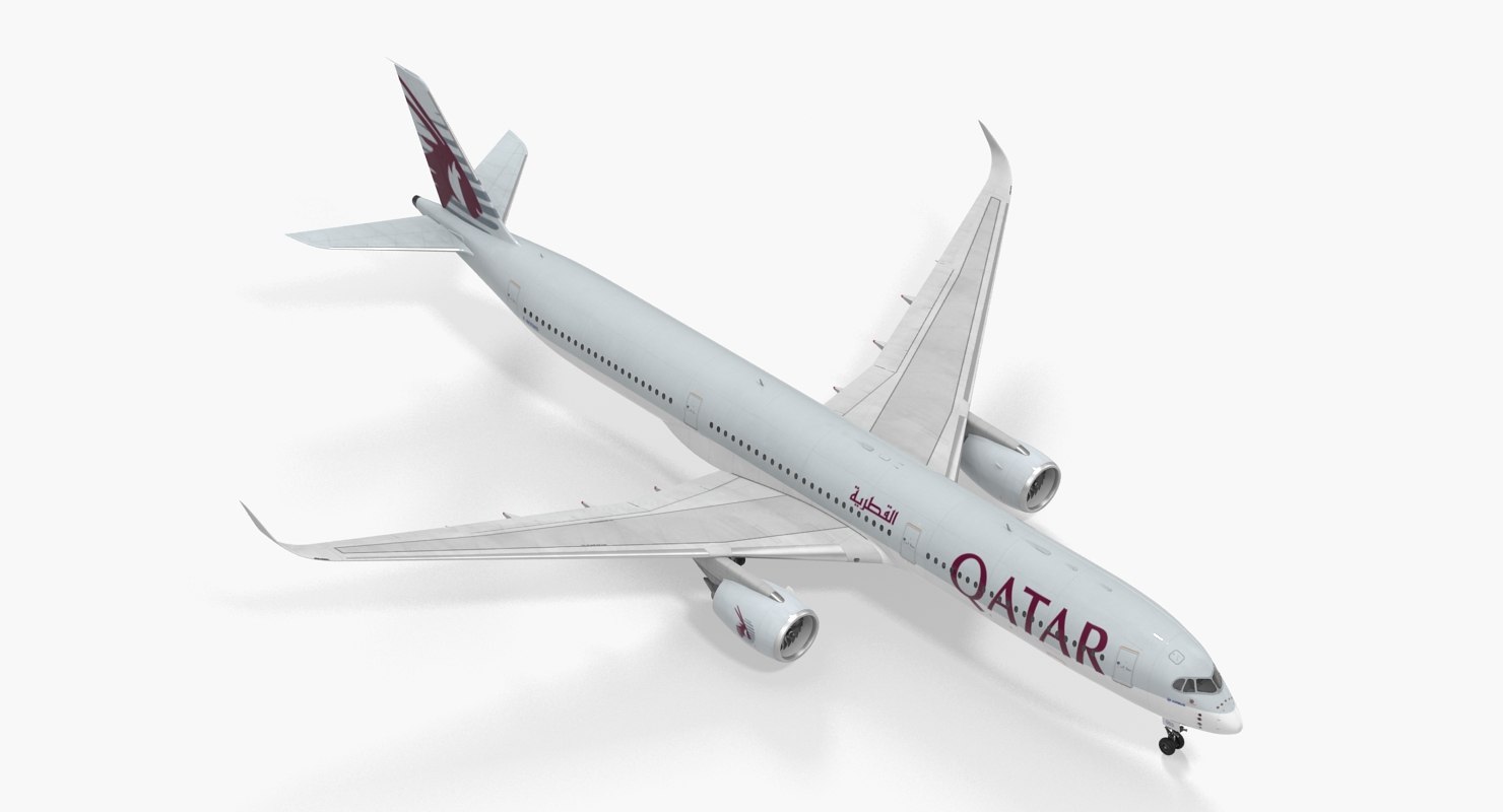 Airbus a350-1000 qatar model | 1143469 | TurboSquid