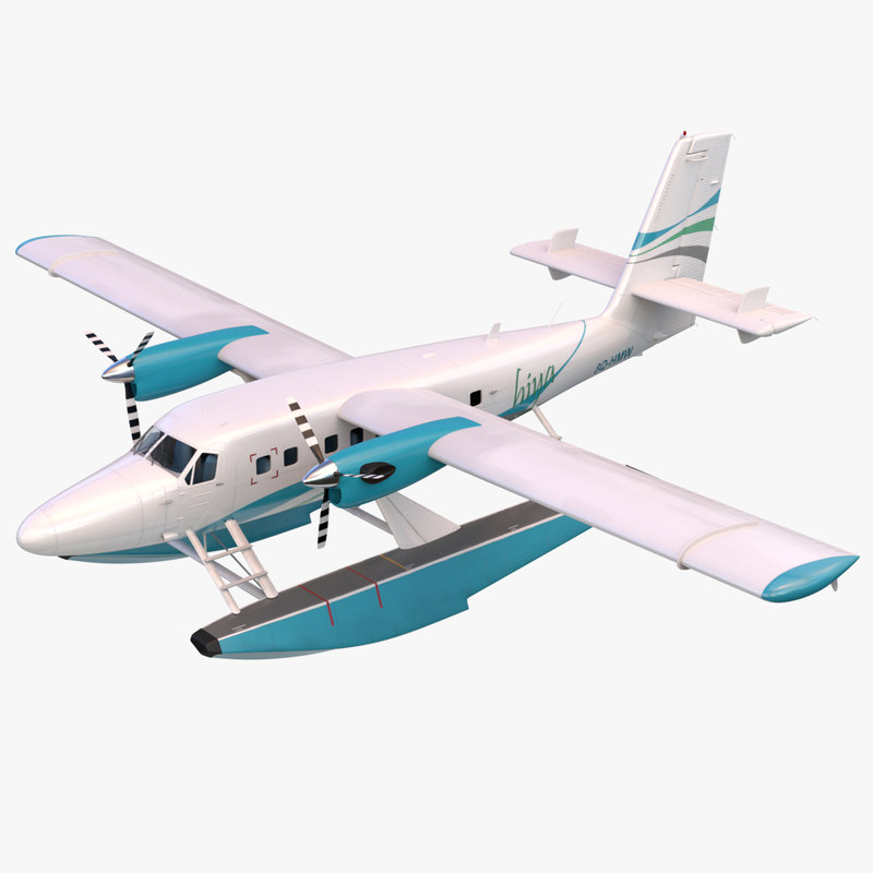 3D seaplane dhc-6 arnold model | 1143495 | TurboSquid