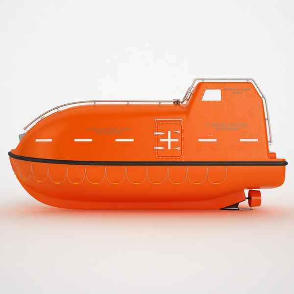 3D lifeboat life boat model | 1143555 | TurboSquid