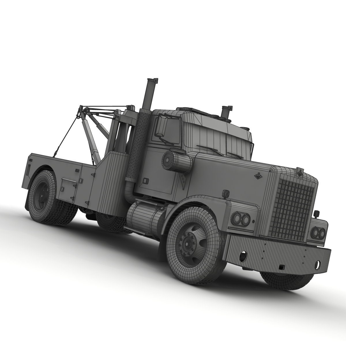 3D diamond reo giant tow truck | 1143609 | TurboSquid
