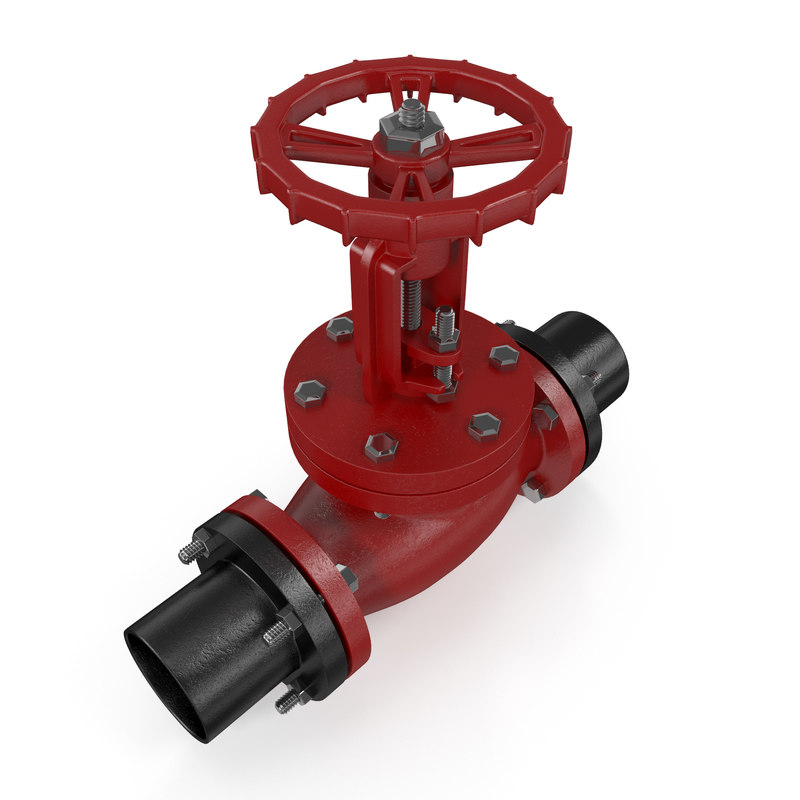3D gate valve model | 1143676 | TurboSquid